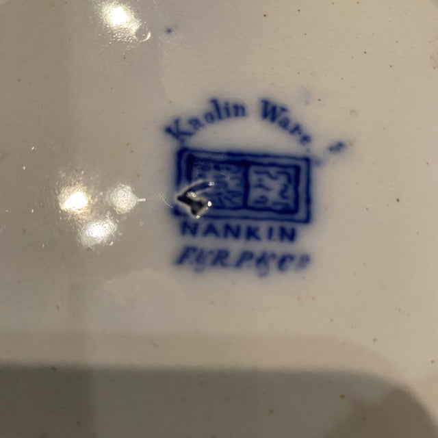Nankin flo blue small plate – Re Antiques