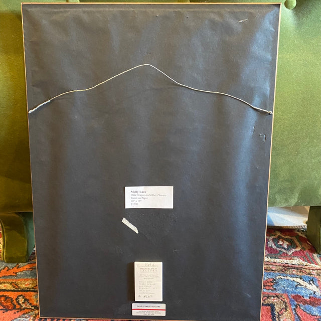 Molly Luce pastel "Wild Grapes and Other Flowers" – Re Antiques