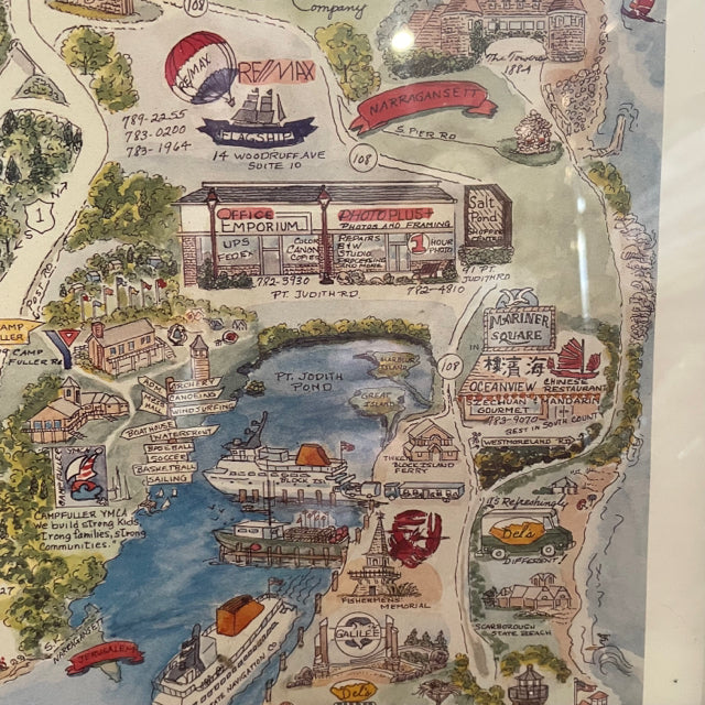 South Kingstown map – Re Antiques